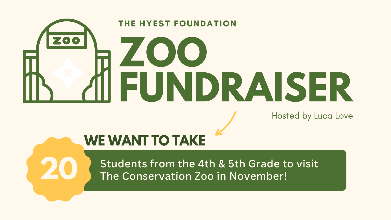 Zoo & Back to School Fundraiser 2023 – Luca Love Bracelets